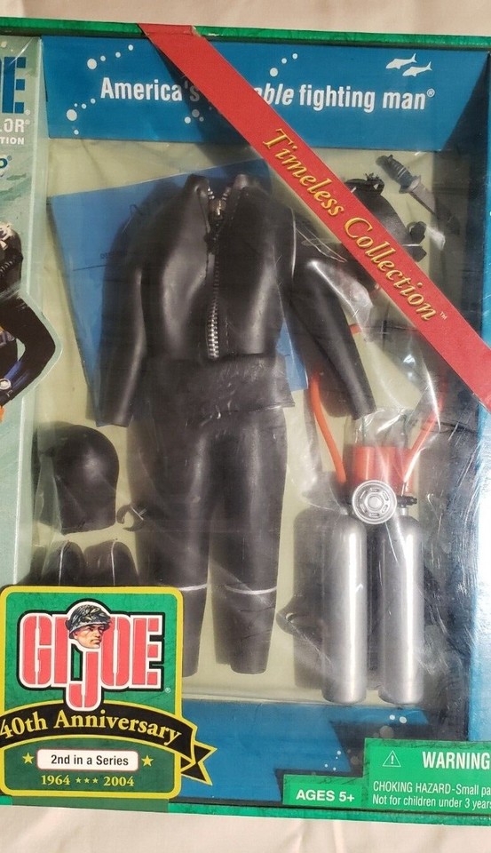 2004 GI Joe 40th Anniversary Timeless Collection Action Sailor Frogman ...