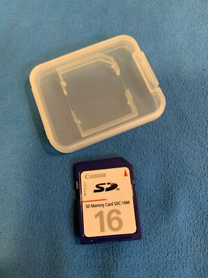 Canon 16mb SD Card multimedia card SDC-16M | eBay
