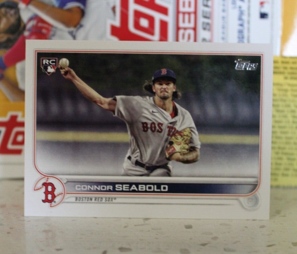 2022 Topps Series 2 #524 Connor Seabold - Boston Red Sox RC BASE ROOKIE ...