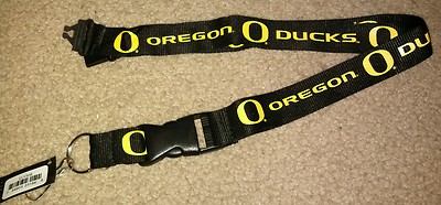 NCAA Oregon Ducks Black Breakaway Lanyard Keychain NWT Free Shipping | eBay