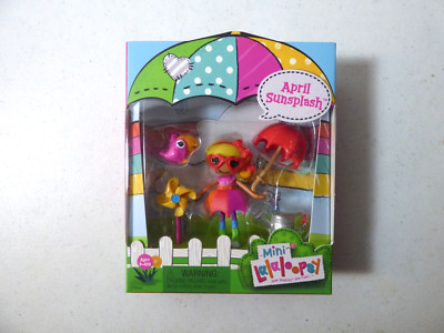 NEW Lalaloopsy Mini April Sunsplash 3” Doll & Pet With Accessories | eBay