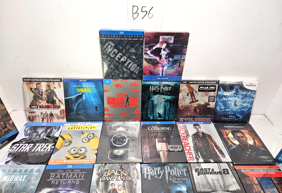 LOT of 45 Blu-ray Movies Limited Edition Steel-book Metal Case GRADE B56 | eBay