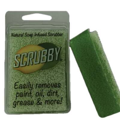 Scrubby Soap - Original Lime Natural Infused Tough Soap Scrubber | eBay