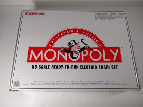 Bachmann HO Scale Monopoly Collector's Edition Train Set #01201 Open ...