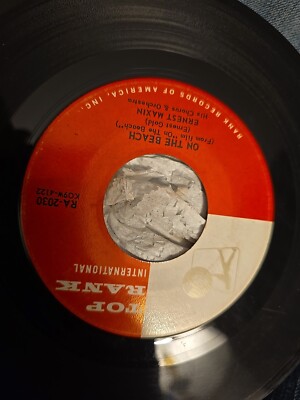 Ernest Maxin On the Beach The Sound of Music 7" Record 45 RPM Top Rank ...