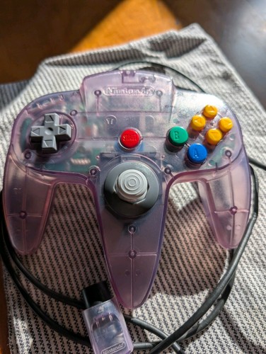 Nintendo 64 N64 Atomic Purple Controller OEM - New 8bitdo joystick ...