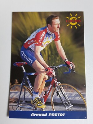 CYCLISME Carte Cycliste ARNAUD PRÉTOT Équipe COFIDIS 1999 . | eBay