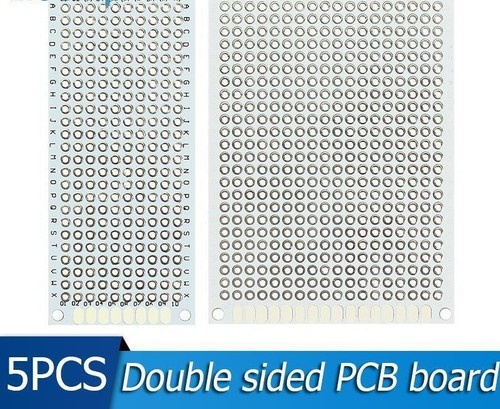 Double Sided Protoboard Electronics Soldering Pcb Boards Kit 3x7 5x7cm ...