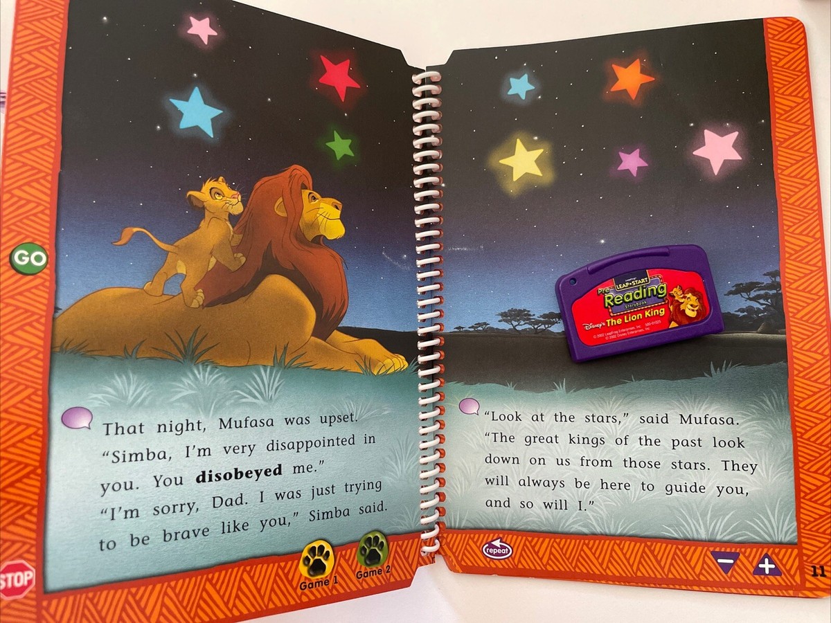 Lion King LeapStart Book LeapFrog LeapStart Preschool Level 1 - The ...