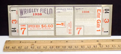 1938 World Series Game 7 Yankees & Chicago Cubs Full Ticket | eBay