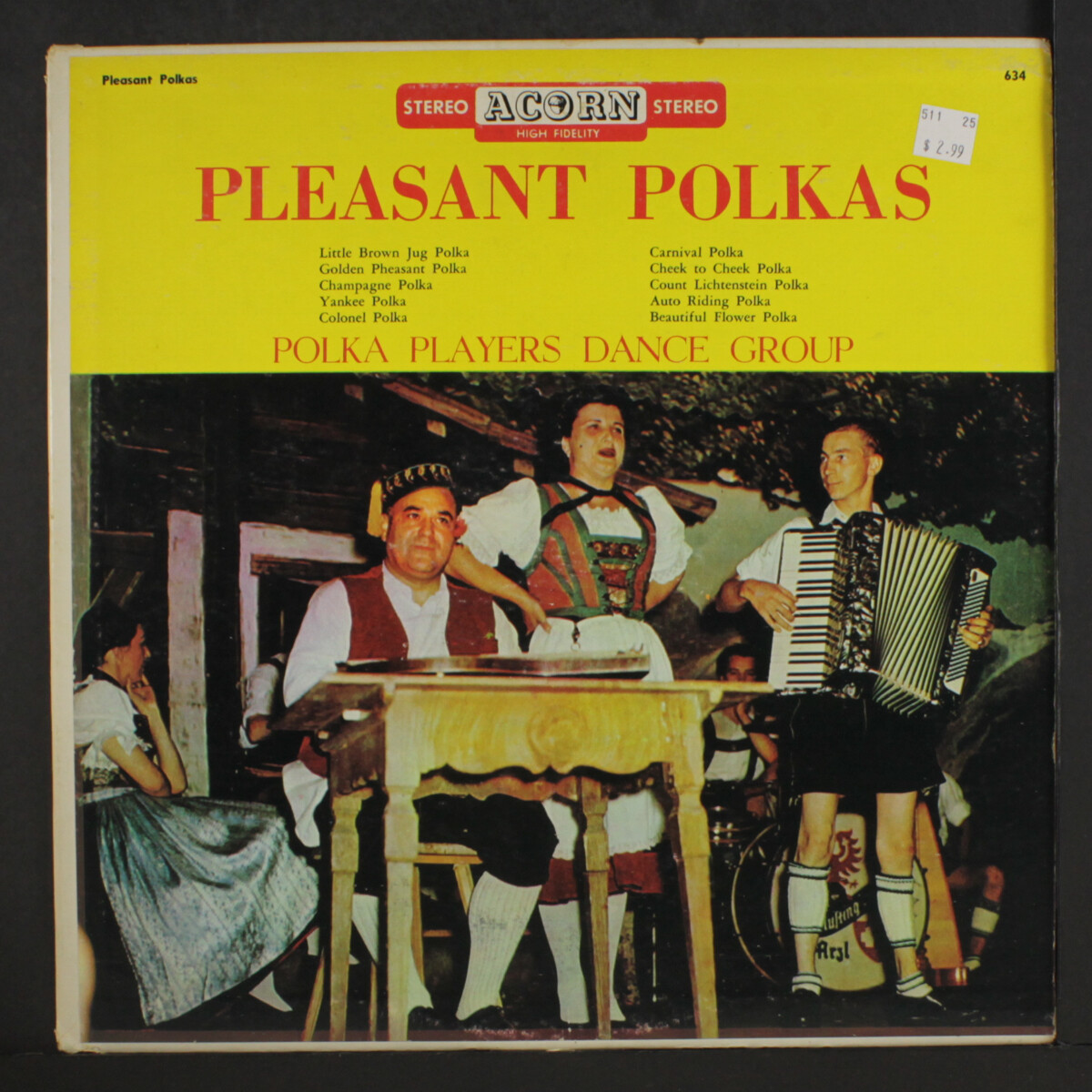 POLKA PLAYERS DANCE GROUP: pleasant polkas Acorn 12" LP 33 RPM | eBay