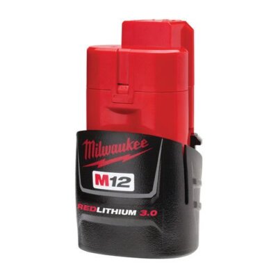 Milwaukee 48-11-2430 M12 12-Volt Lithium-Ion Compact Battery Pack 3.0Ah ...