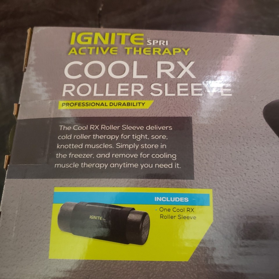 SPRI Ignite Cool RX Roller Sleeve for Foam Roll Cooling Therapy 07-71493 Black | eBay