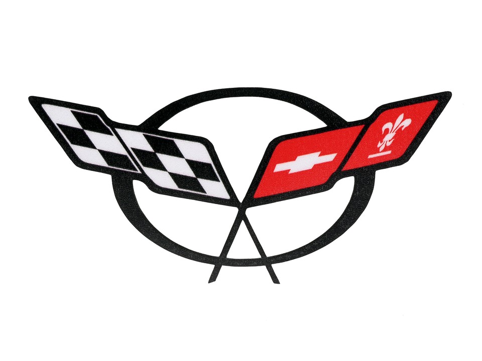 1997-2004 Corvette Air Intake Decal Red | eBay