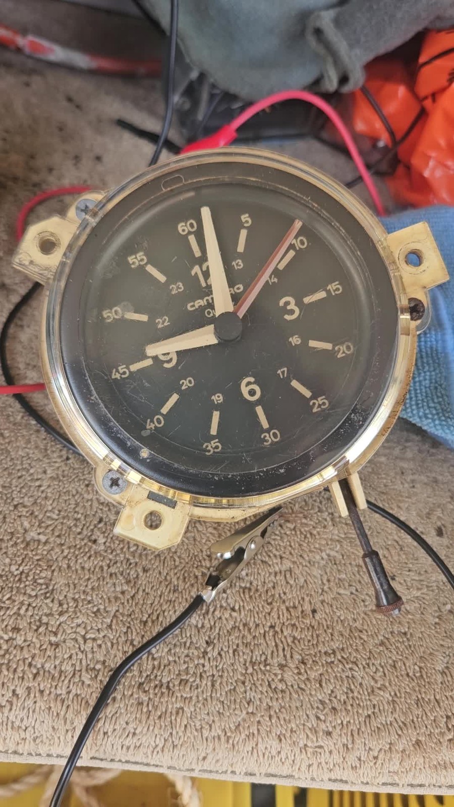 1982-1992 OEM Chevy Camaro Iroc Z28 Center Console Clock Works | eBay