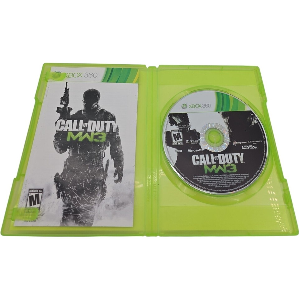 Call of Duty Modern Warfare 3 MW3 Xbox 360 Complete w/ Manual Tested ...