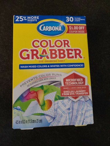 Color grabber laundry sheets - lopersterra