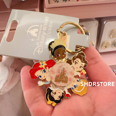 Disney authentic 2024 princess spinner keychain shanghai disneyland | eBay