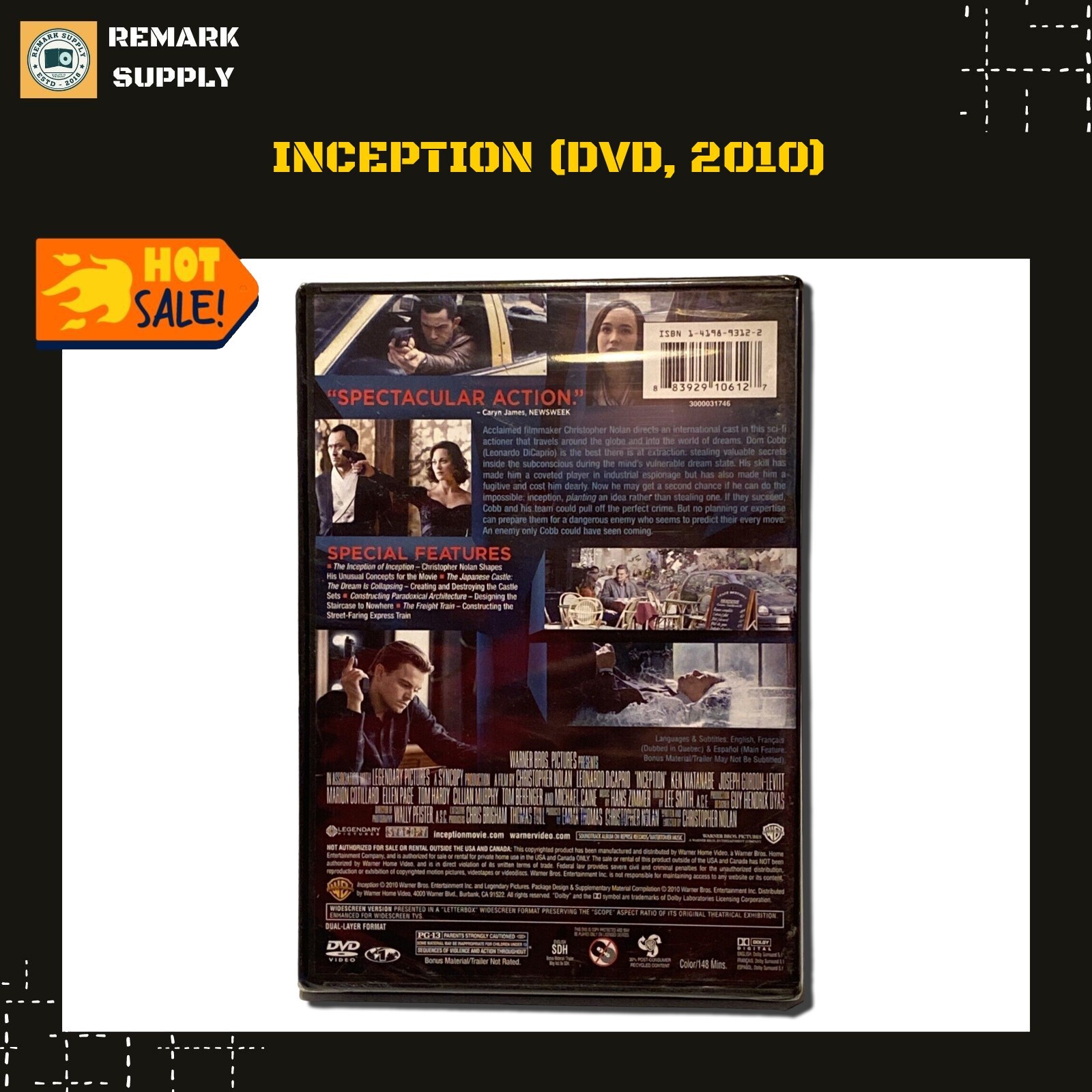 Inception (DVD, 2010) for sale online | eBay
