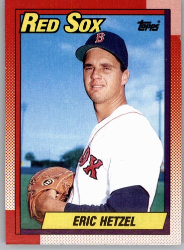 1990 Topps 629 Eric Hetzel Boston Red Sox | eBay