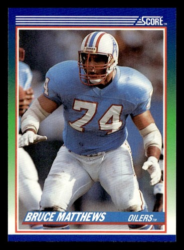1990 Score #93 Bruce Matthews | eBay