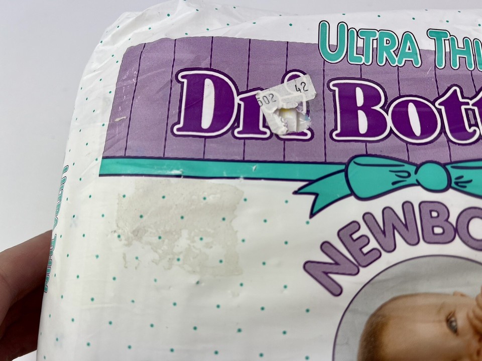 Dri Bottoms Diapers Newborn 10lbs Sealed 28 Pack Henson Muppets 1997 ...