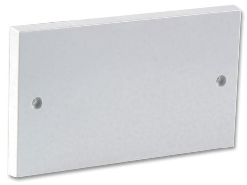 2 Gang Double Socket Blanking Plate with Screws Wall Plug Electric ...