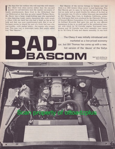 1962 Chevrolet Nova SS ChevyII - Bill Thomas - Bad Bascom - Grand ...