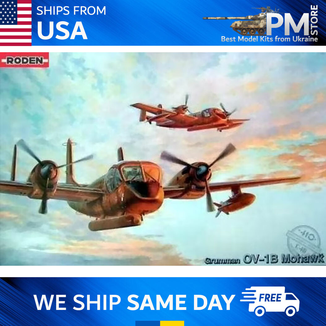 Roden 410 OV-1B Mohawk American Aircraft plastic model kit 1/48 | eBay