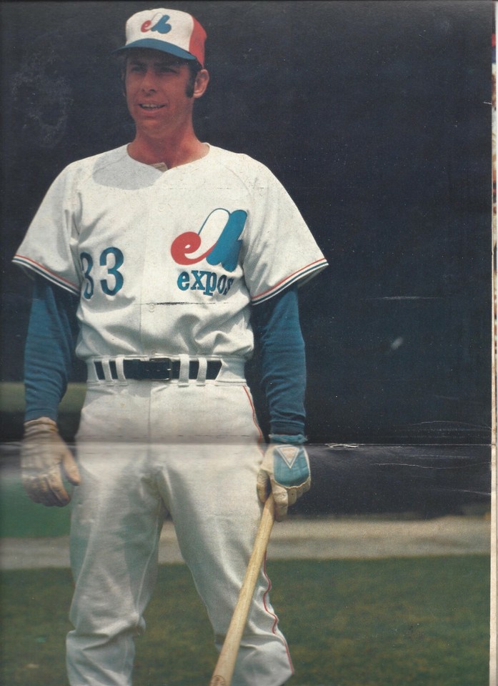 1974 Montreal Expos baseball magazine Willie Davis, Tim Foli, Ron Hunt ...