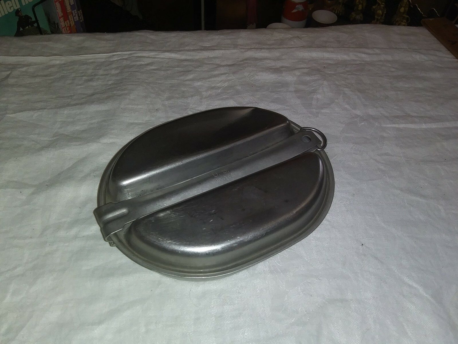 WWII or Era US Army USMC GI Mess Kit Knife Fork U.S. WYOTT | eBay