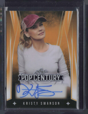 2025 Leaf Pop Century Prismatic Gold Kristy Swanson 1/1 Auto Autograph ...