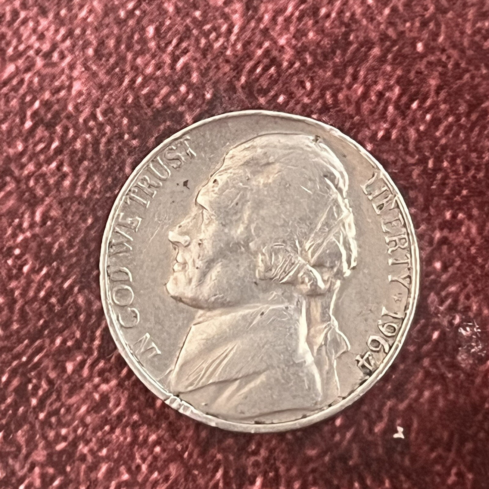 1964 Jefferson five cent nickel Denver D mint mark | eBay