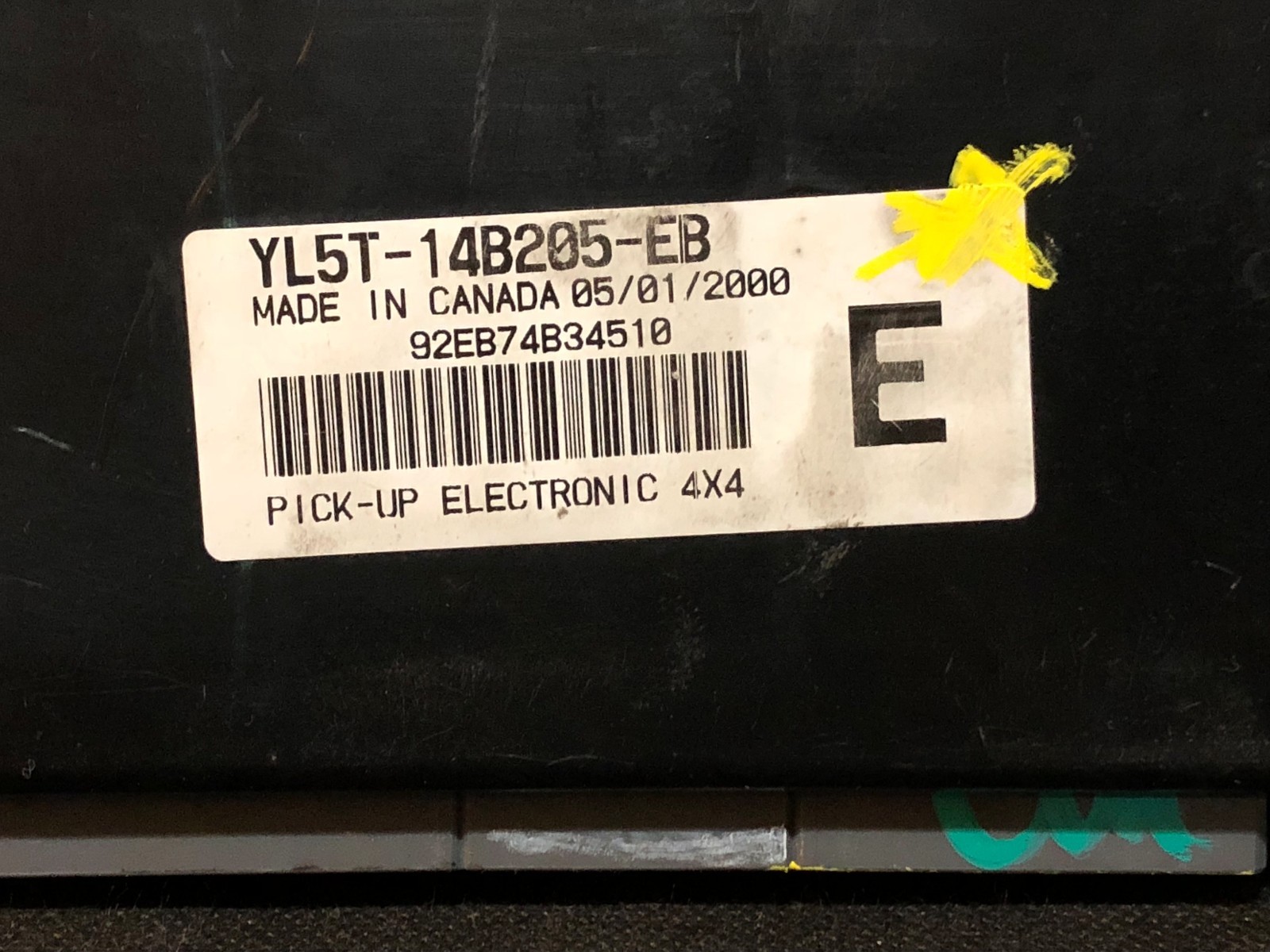 2000 Ford Ranger GEM 4X4 Electronic Multifunction Control Module YL5T ...