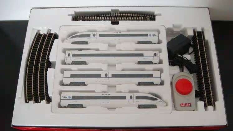 HO Scale PIKO China Railway CRH3C High Speed train set with tracks DCC ...