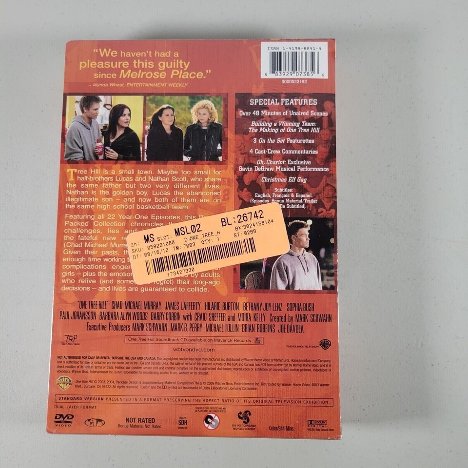 One Tree Hill DVD The Complete First Season Disc Set | eBay