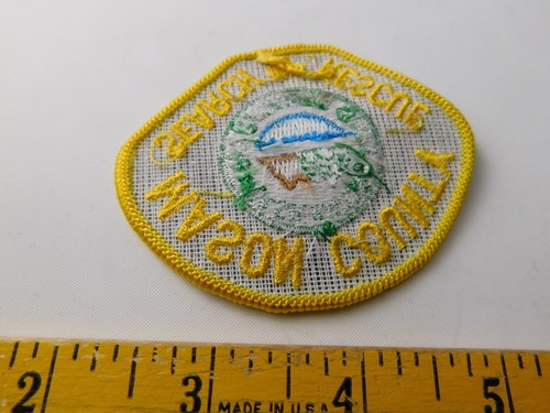 MASON COUNTY SEARCH & RESCUE WASHINGTON PATCH SHOULDER CREST EMS FIRE ...