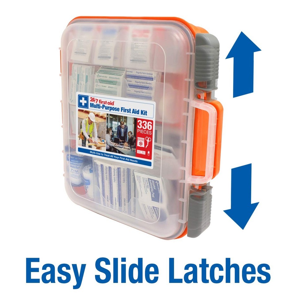 OSHA Compliant First aid Kit, All-Purpose 100-Person Emergency First ...