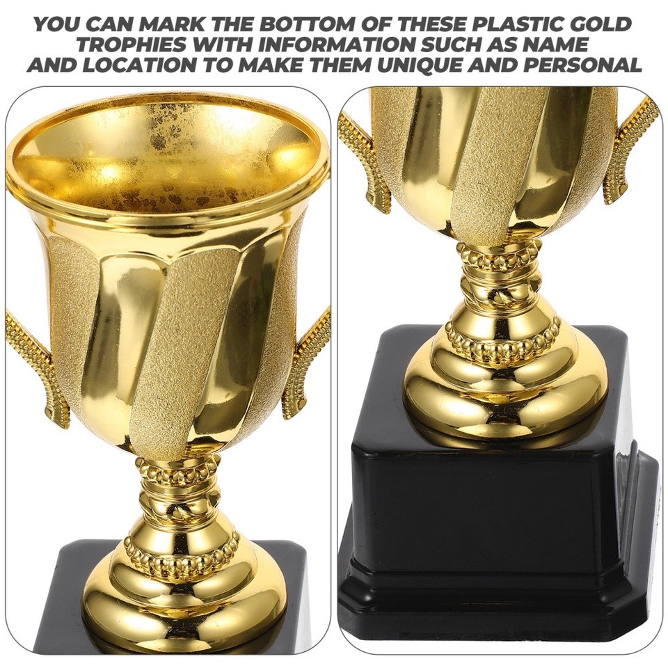 Trophy Medal Parent-child Small Trophies Plastic Gold Award Cups | eBay ...