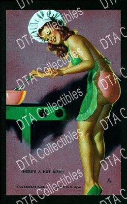 MUTOSCOPE-PIN-UP-ARCADE CARD-1945-SPICY COOKING! VF/NM | eBay