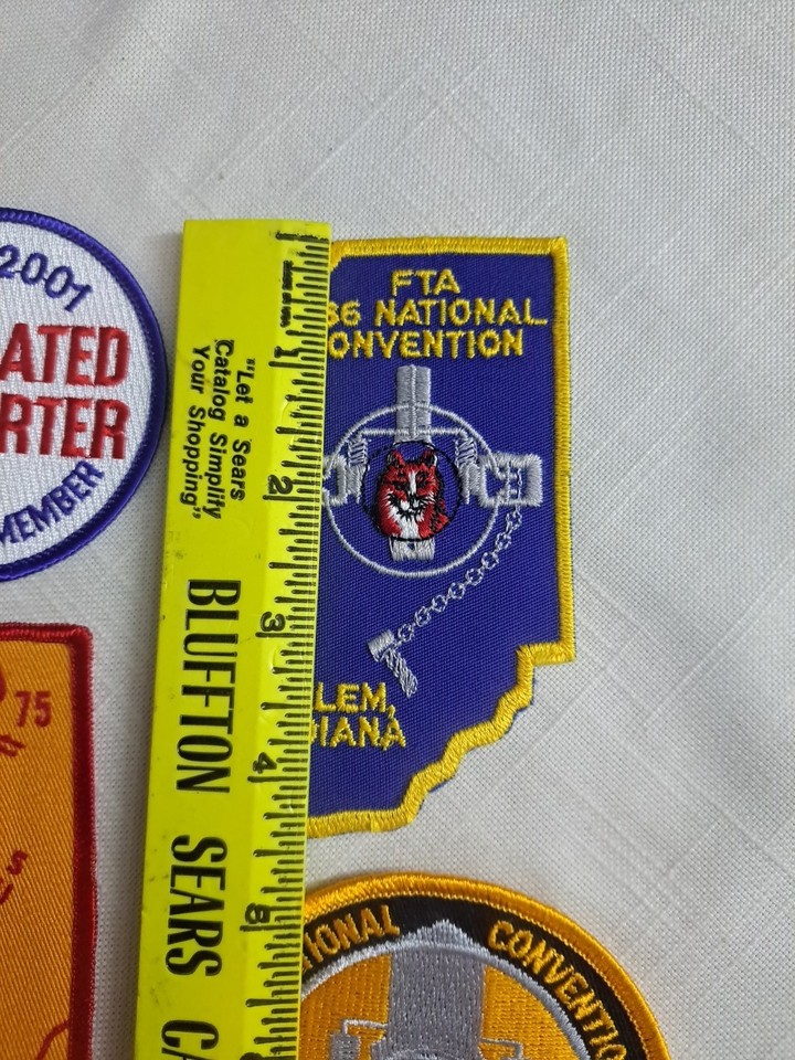 Vintage Lot Of Indiana Furtakers Trapper Jacket Patches | eBay