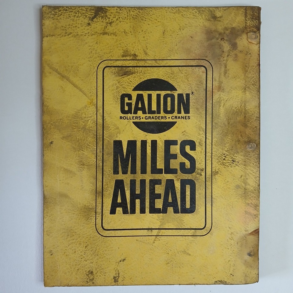 Galion No 2094 Chief Roll-o-matic 3 Wheel Roller Parts List Manual | eBay