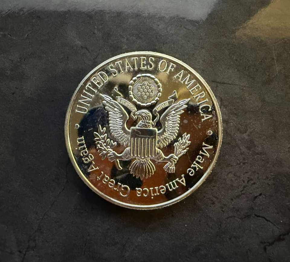 President Donald J Trump & Ivanka Collector Silver Plated Coin - 2017 ...