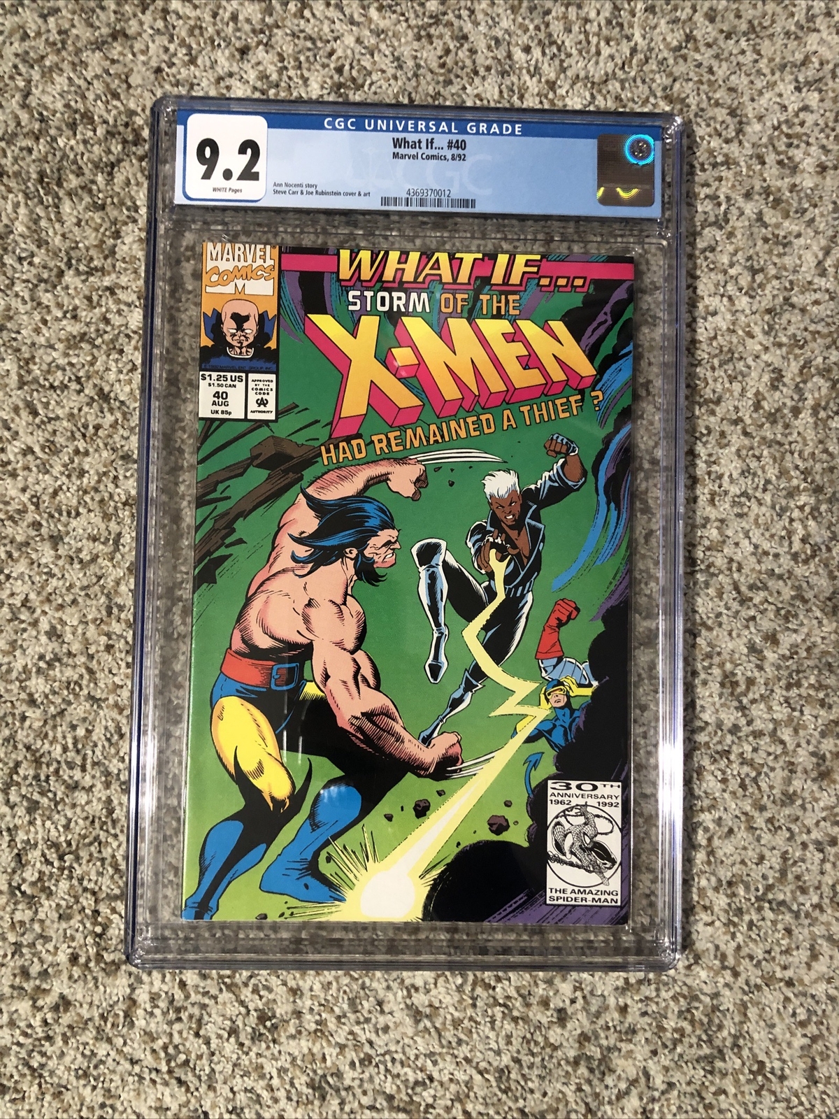 Marvel Comics What If... #40 1992 Storm Remained A Thief CGC 9.2 X-Men ...