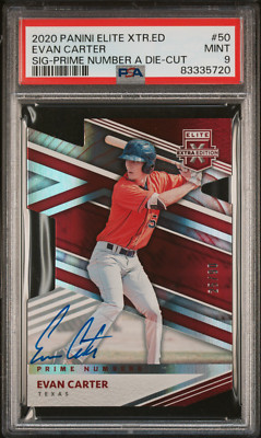 2020 Elite Extra Edition Prime Numbers Die-Cut Signatures /90 Evan ...