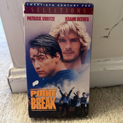 Point Break VHS Tape 1991 Keanu Reeves Patrick Swayze | eBay