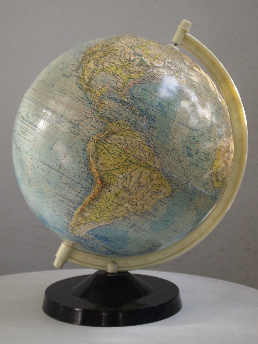 Vintage Globus Abbildung Globus Deko Schwarz Gold Vintage Mini