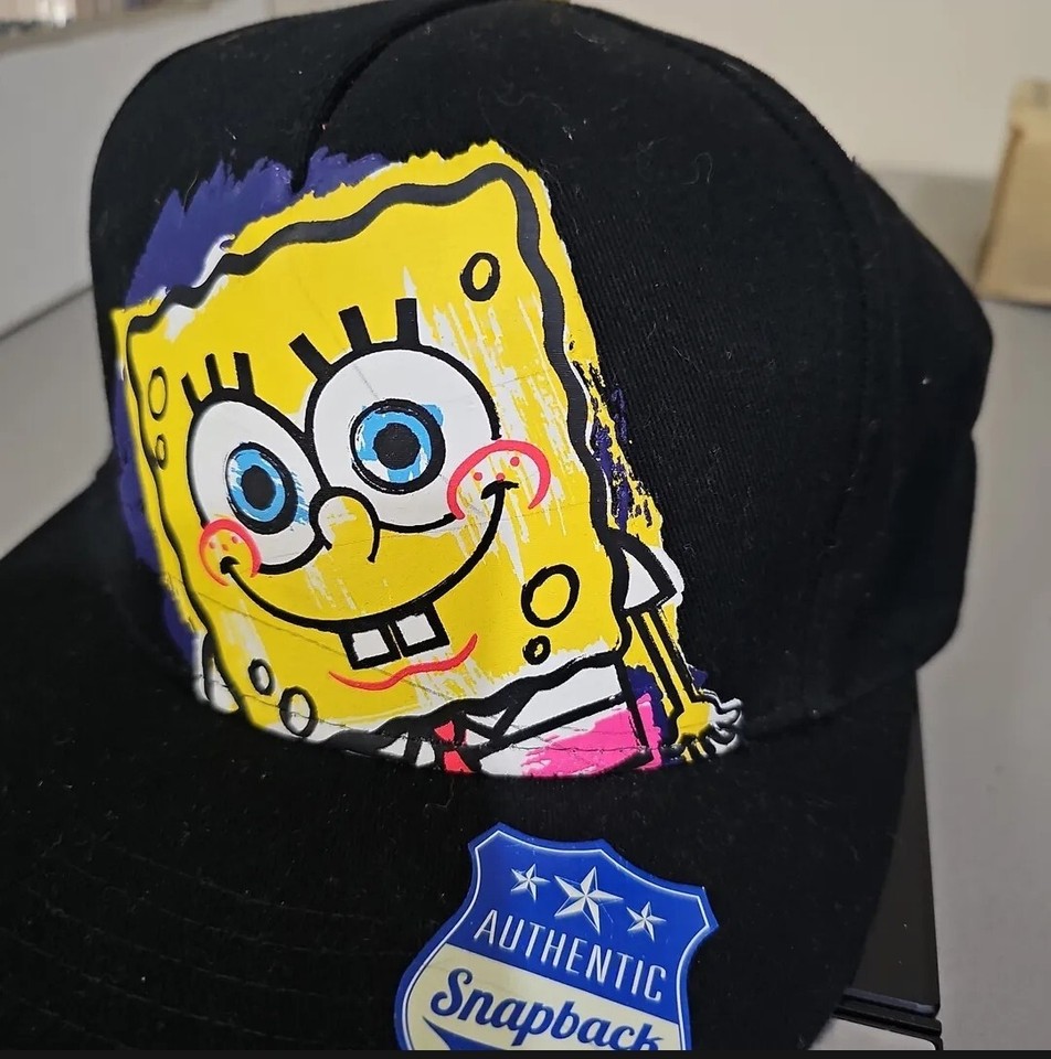 SpongeBob Authentic Snapback Nickelodeon Hat NEW | eBay