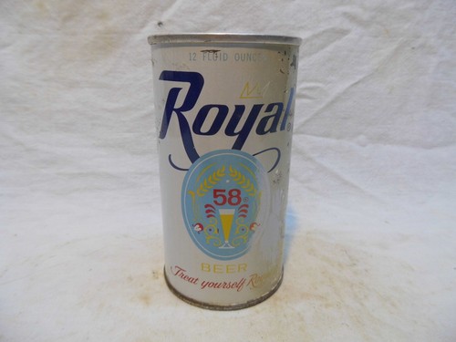 ROYAL 58 OLDER PULL TAB BEER CAN~DULUTH DIV OF HEILEMAN,LA CROSSE ...