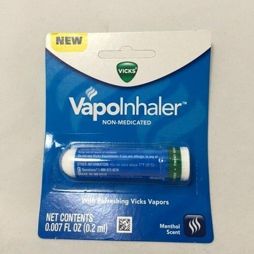 Vicks VapoInhaler Scented Stick Non-Medicated Menthol Scent 0.007 Oz ...